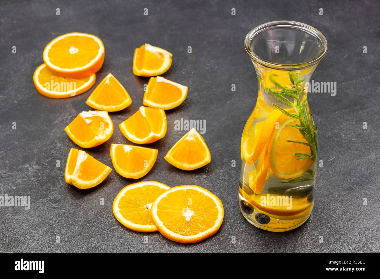 Orange infused water hi-res stock photography and images - Alamy