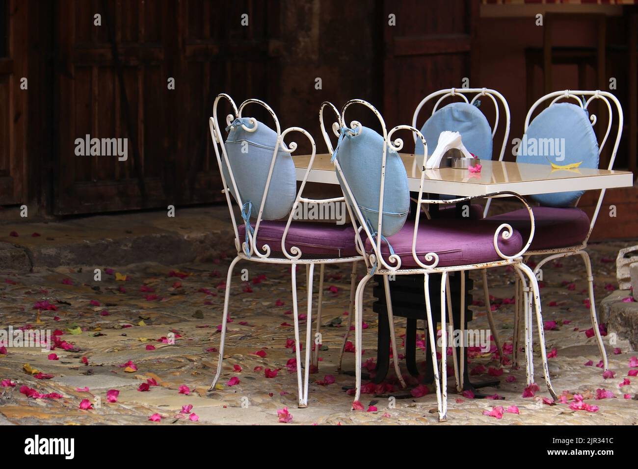 A restaurant table in Byblos, Jbeil, Lebanon Stock Photo - Alamy