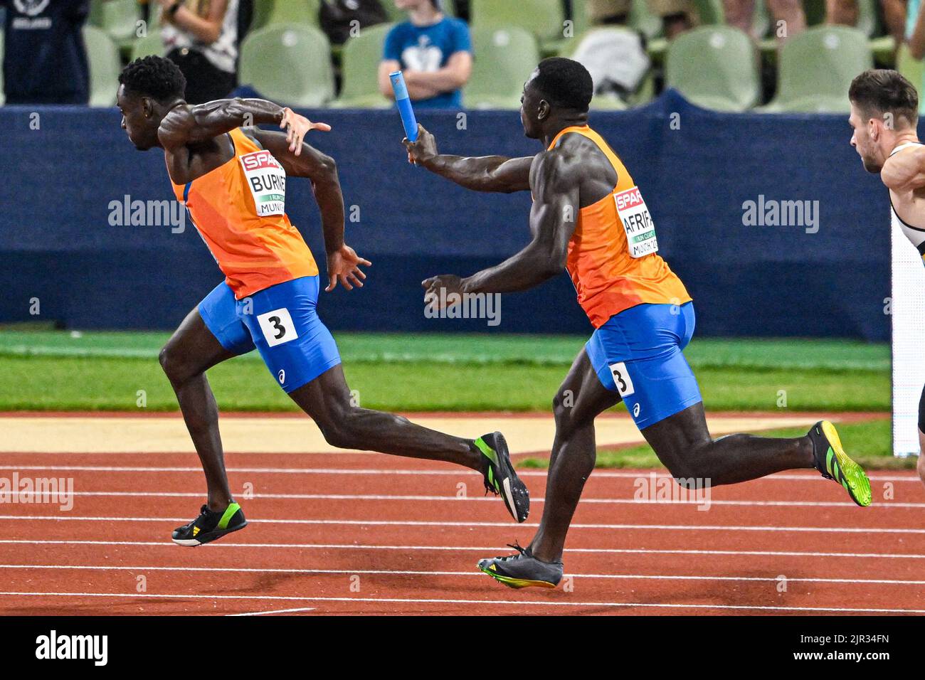MUNCHEN, GERMANY - AUGUST 21: Taymir Burnet of The Netherlands, Elvis ...