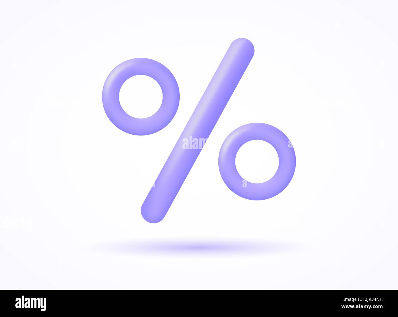 3d percent discount vector icon. Percentage sale interest sign isolated promotion Stock Vector ...