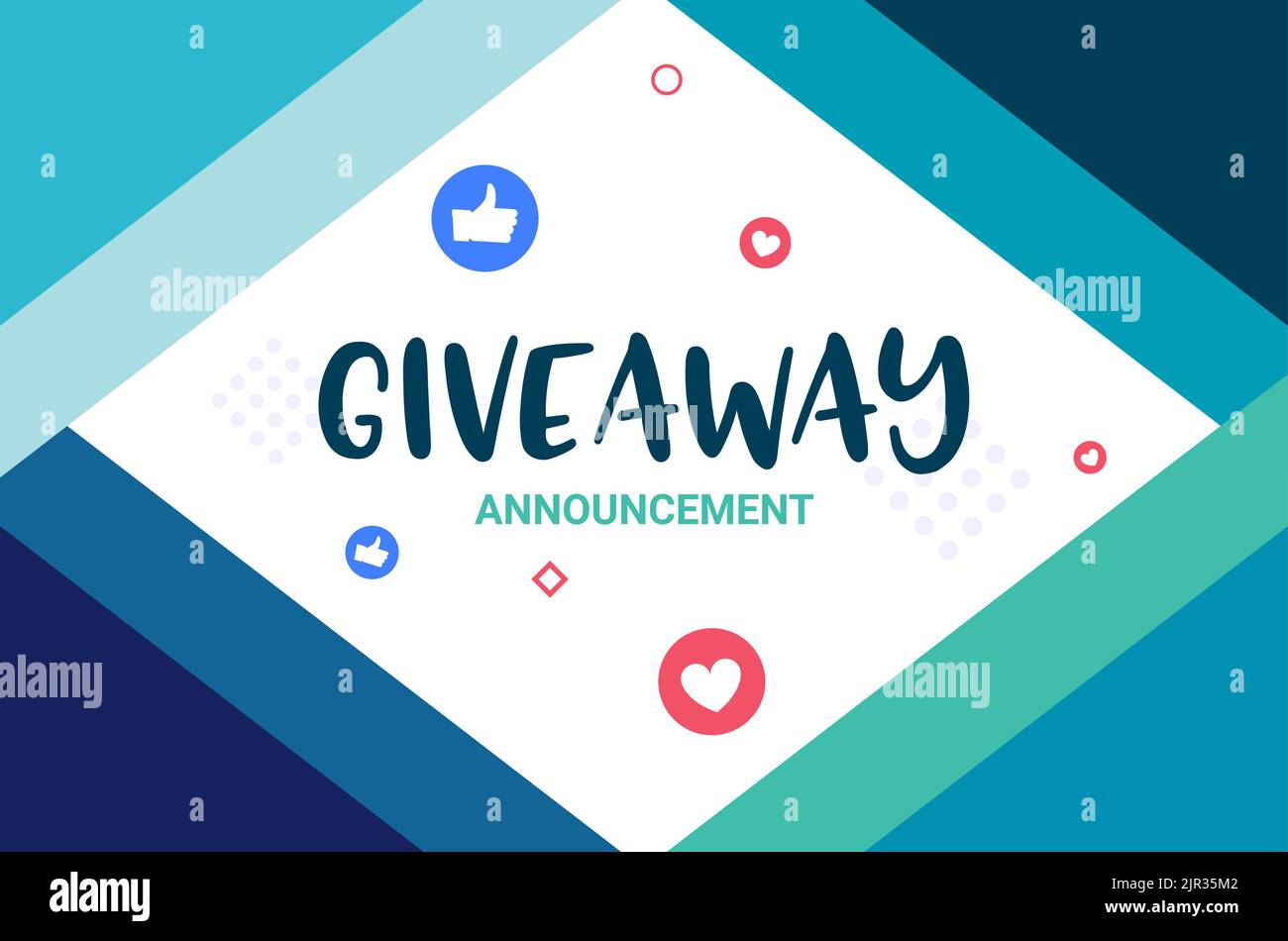 Giveaway background announcement event social media banner free gift ...