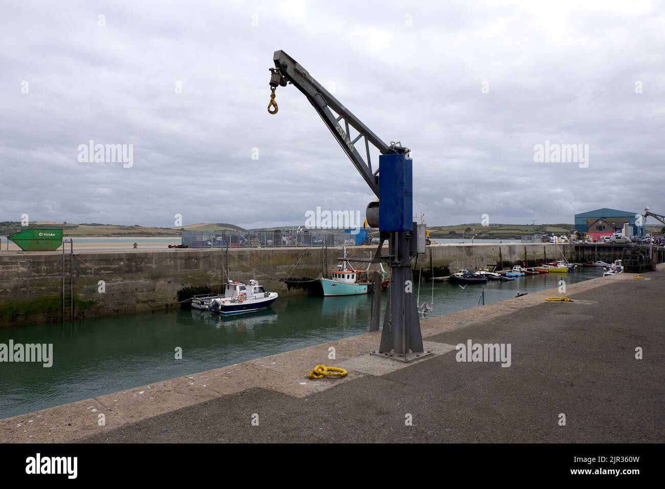Padstow Cornwall England 08 20 2022 Harbour docks Stock Photo - Alamy