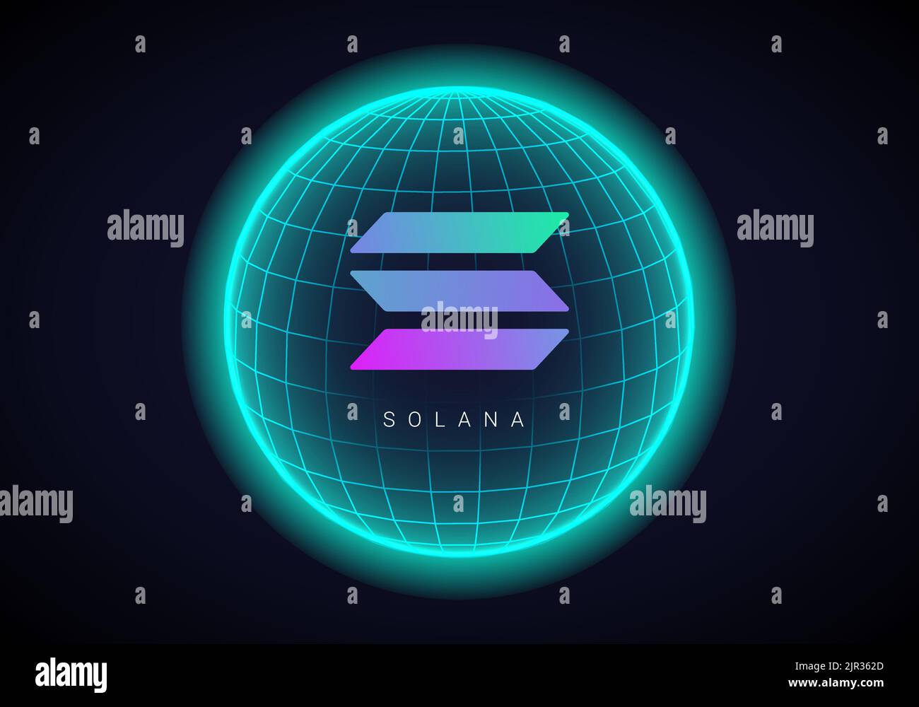 Sol logo vector 3d Stock Vector Images - Alamy