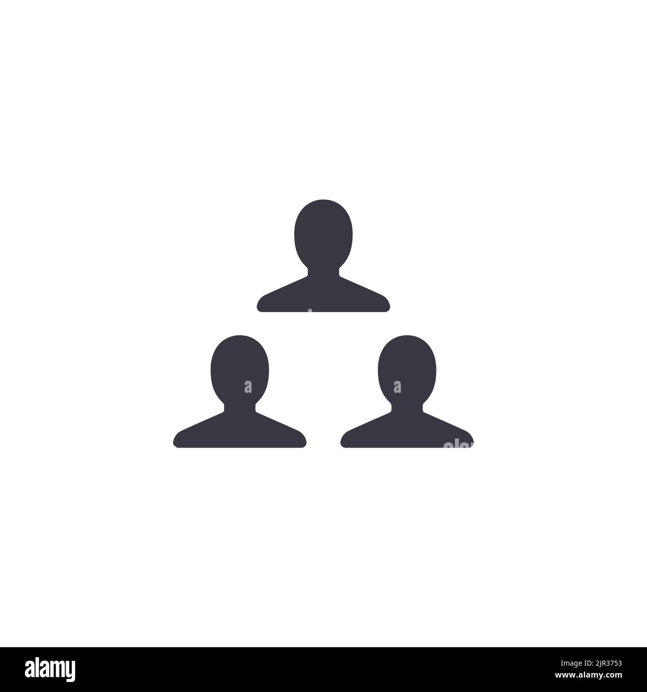 People group team member icon. Community user employee member icon ...
