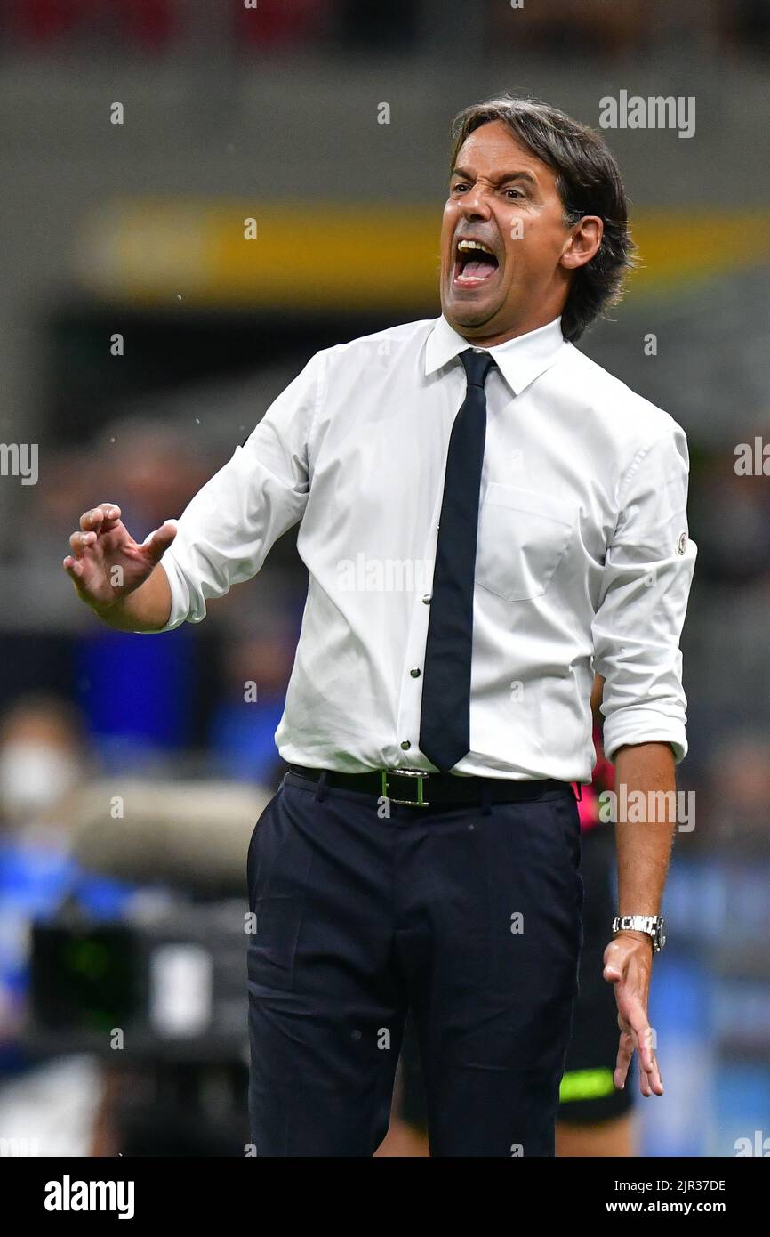 Simone inzaghi manager hi-res stock photography and images - Alamy