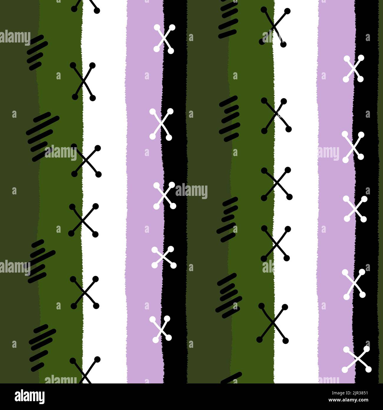 Sewing patch stitches seamless stripes pattern for wrapping paper and ...