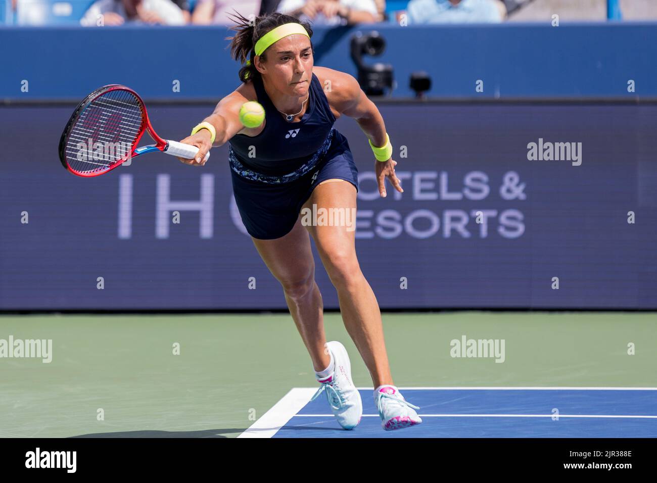 Mason Ohio Usa 21st Aug 2022 Caroline Garcia Fra Reaches To