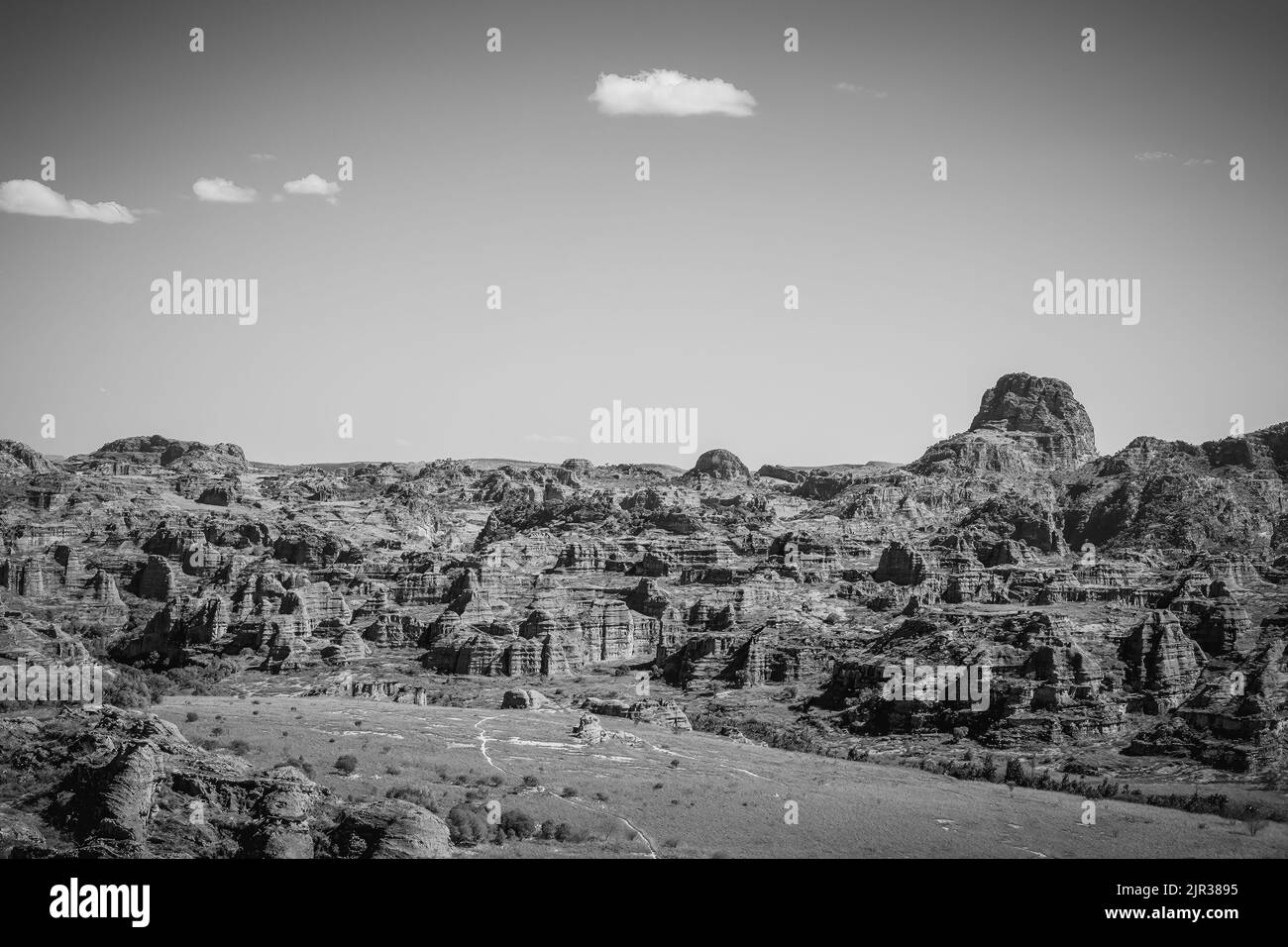 Madagascar, isalo national park Black and White Stock Photos & Images ...