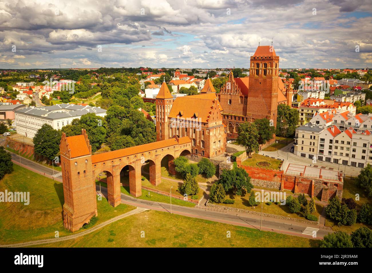 Kwidzyn Castle - Burg Marienwerder large brick gothic castle in the ...