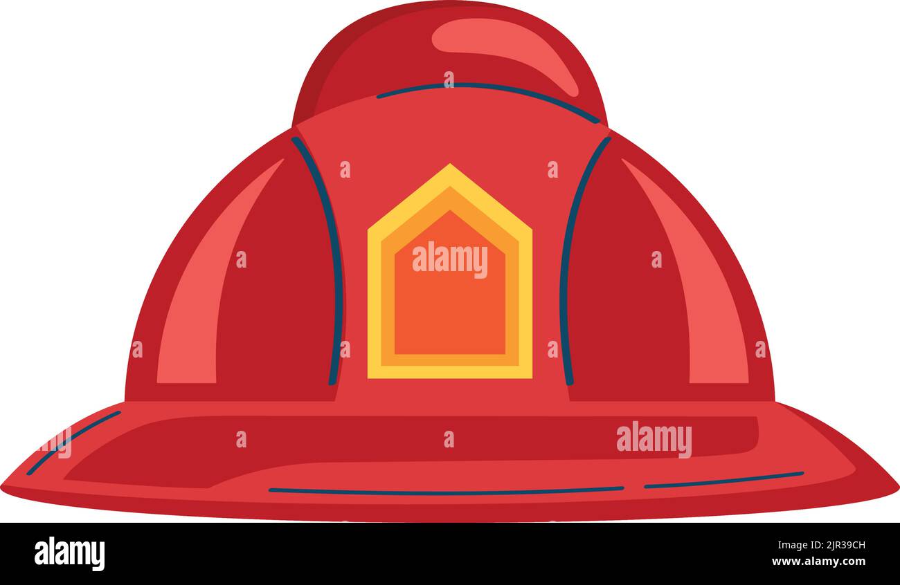 red firefighter helmet Stock Vector Image & Art - Alamy