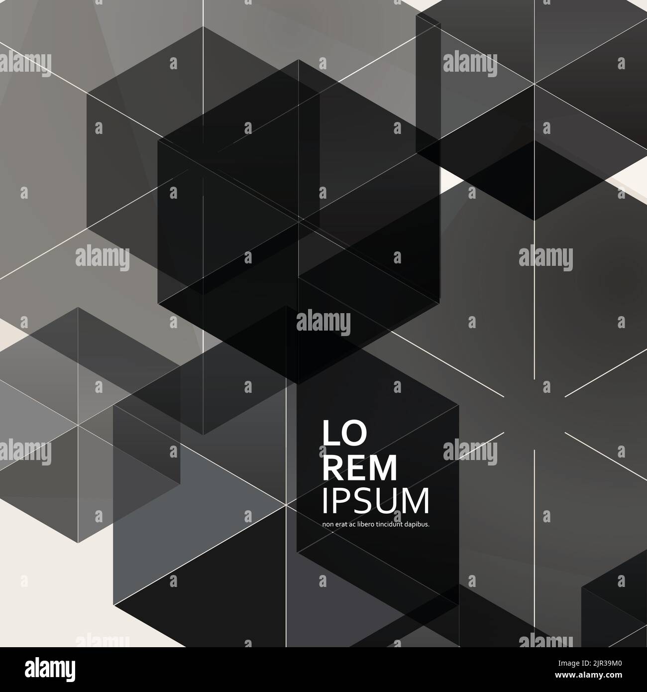 Vector Abstract Colorful Hexagon Concept / Creative Background Stock ...