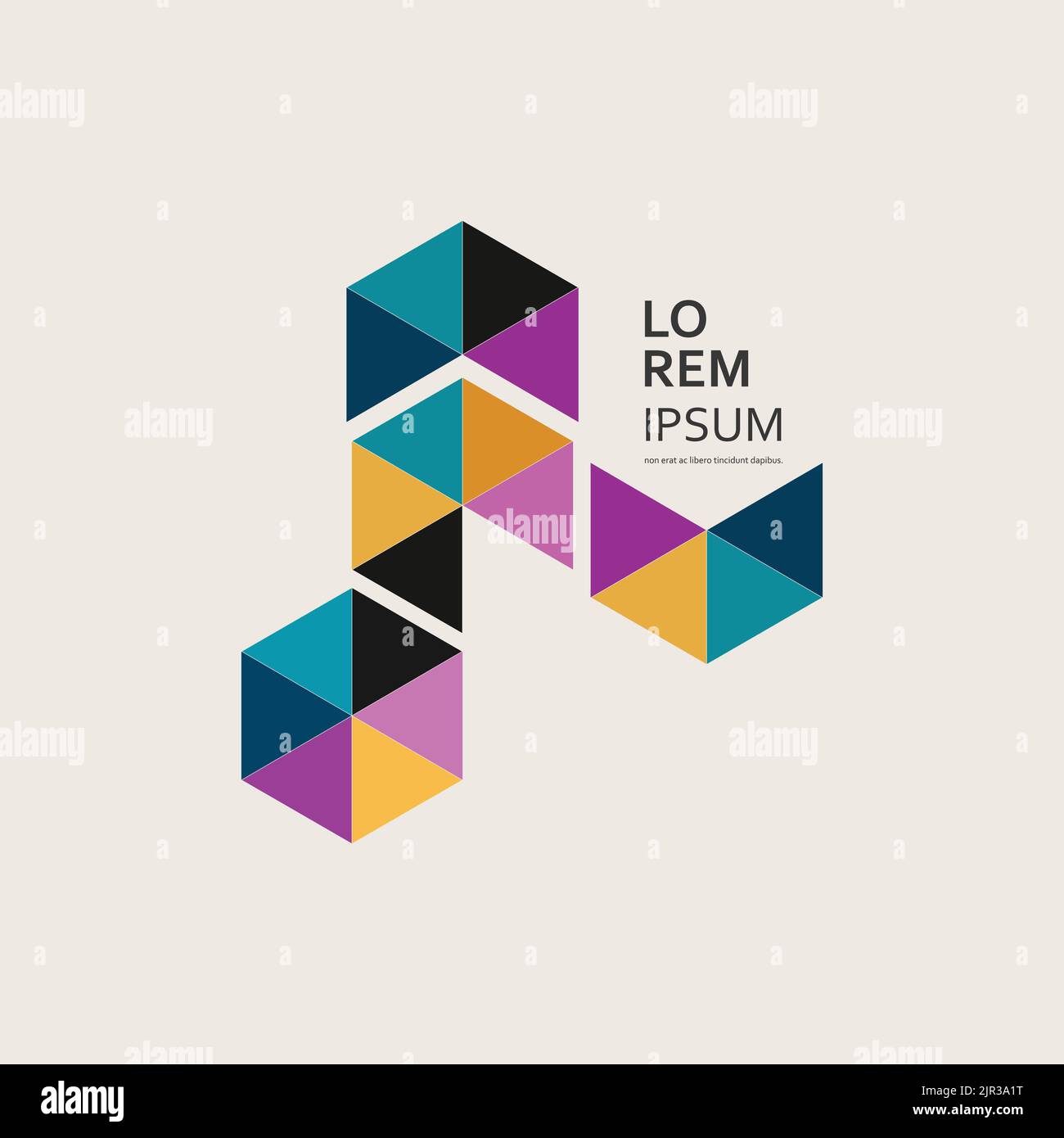 Overlapping geometric hi-res stock photography and images - Alamy