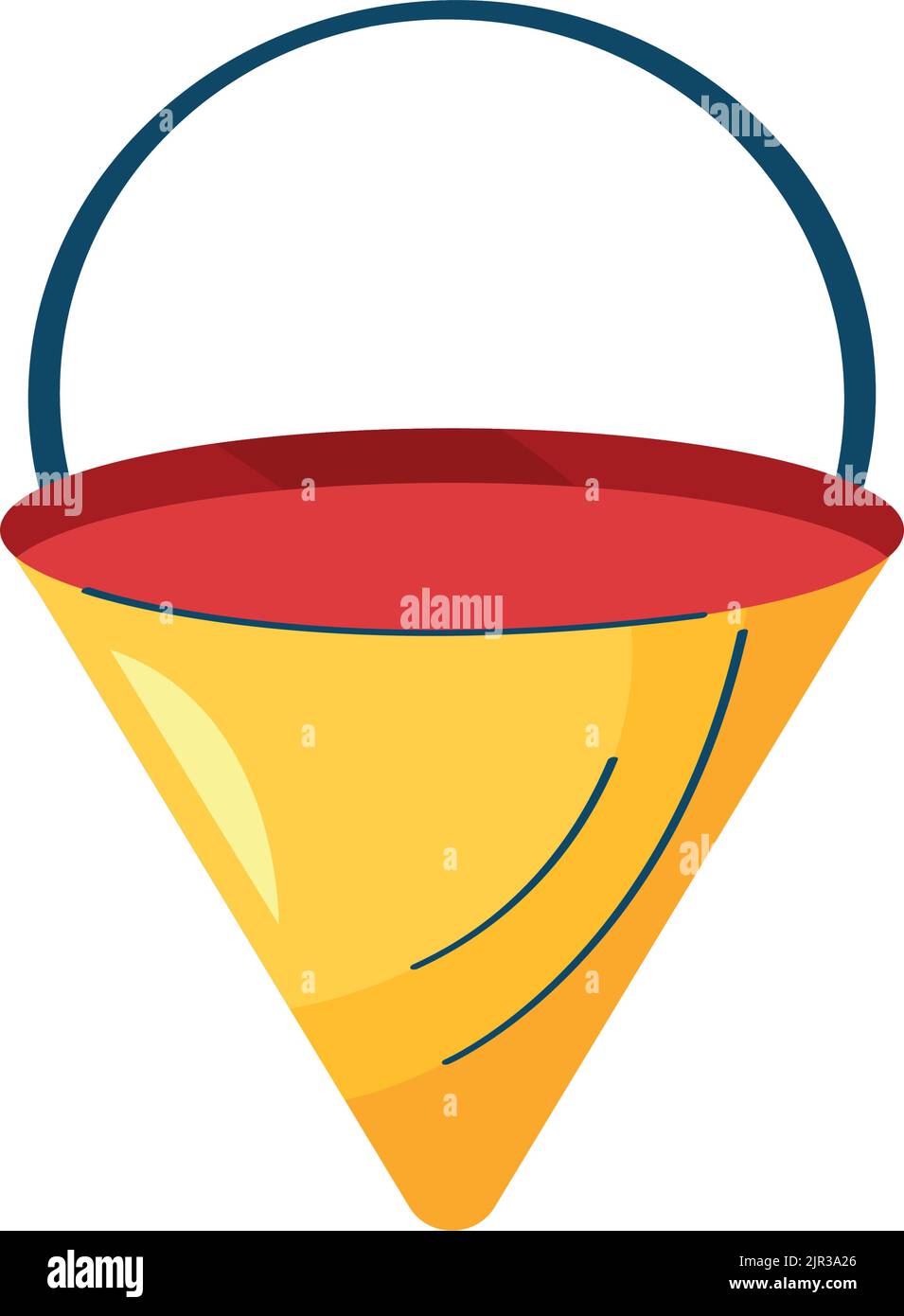 firefighter yellow fire bucket Stock Vector Image & Art - Alamy