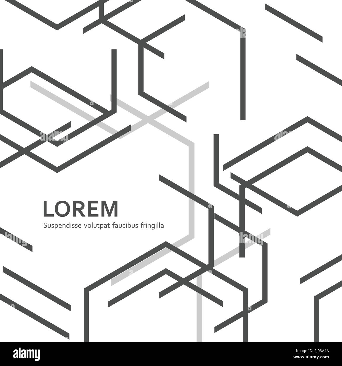 Vector Abstract Hexagon Background. Technology Futuristic Polygonal ...