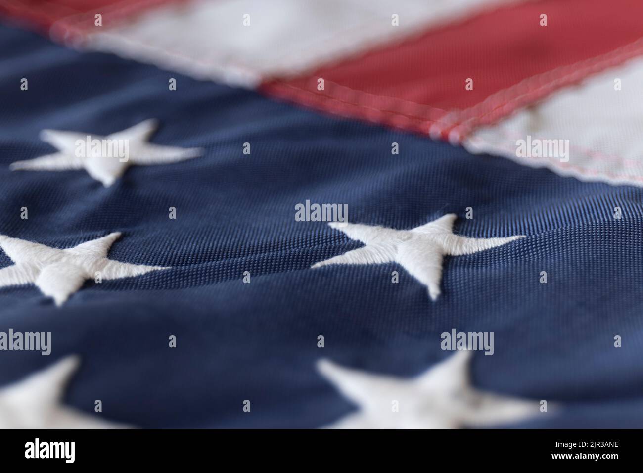 American Flag suitable for background with copy space, template and ...
