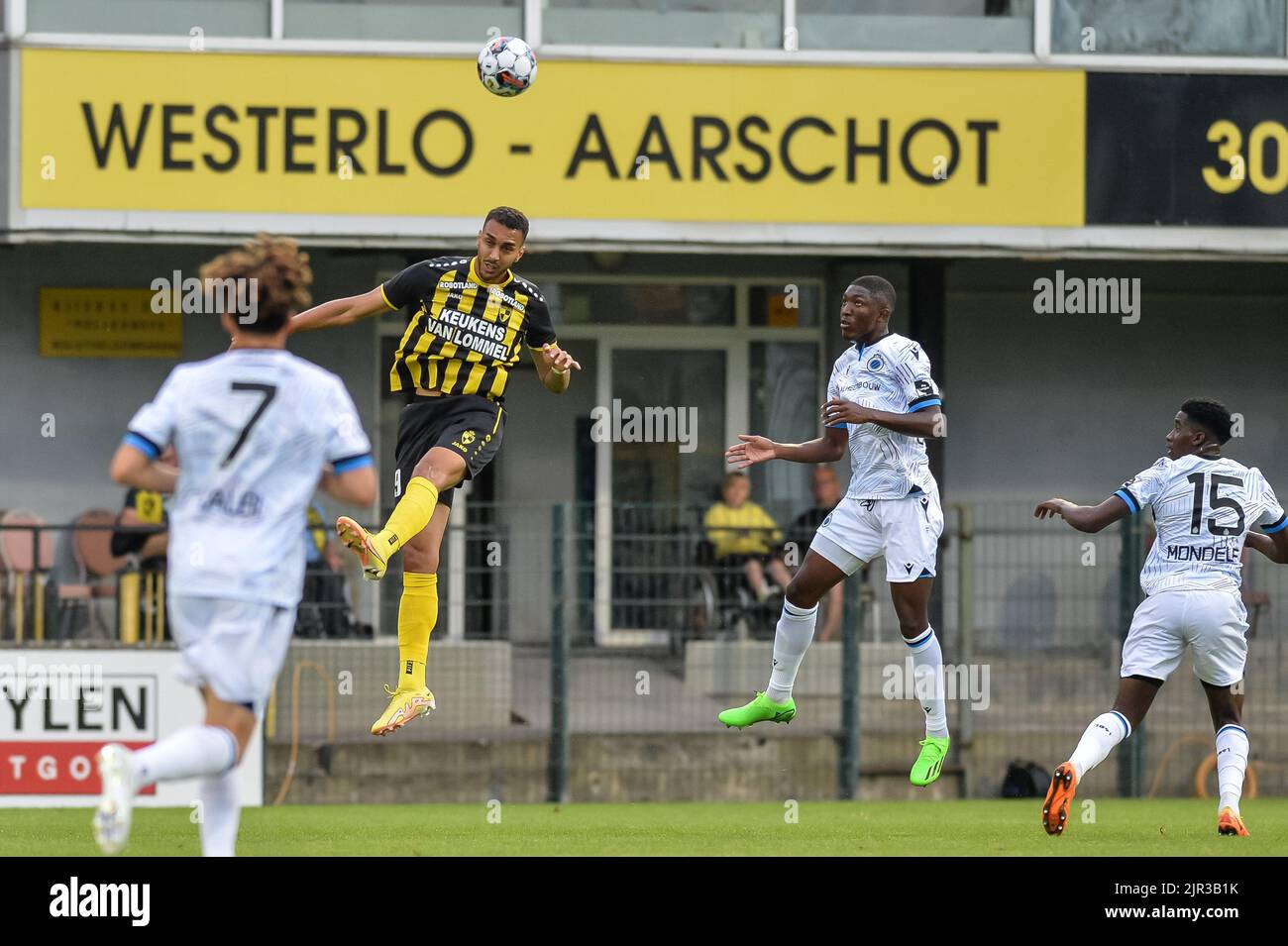 Lier, Belgium, 21 August 2022, Lierse's Leonardo Rocha pictured during ...