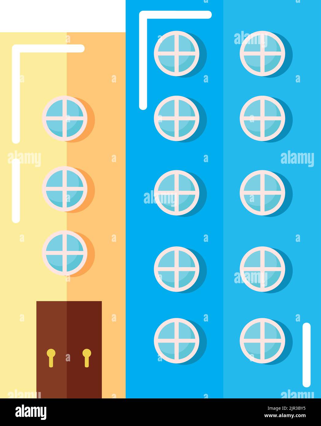 buildings city facades Stock Vector Image & Art - Alamy