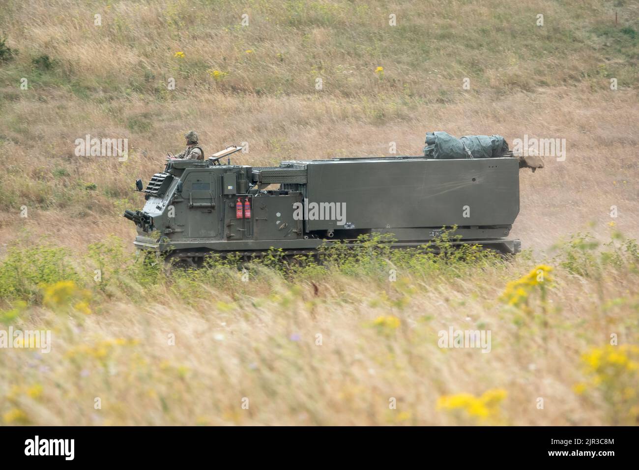 British army self propelled M270 Multiple Launch Rocket System (MLRS ...