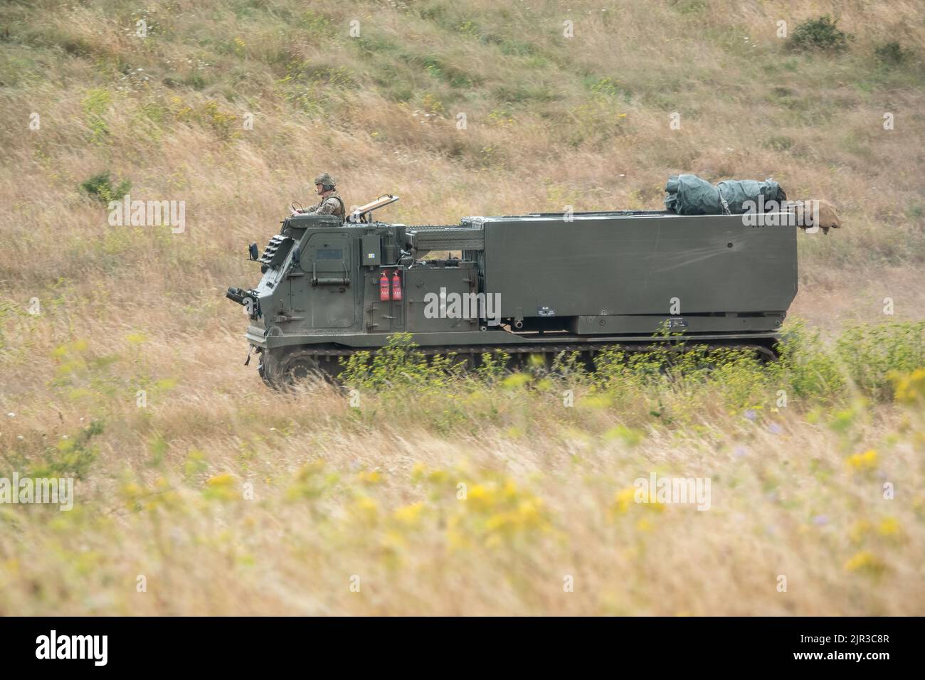 British army self propelled M270 Multiple Launch Rocket System (MLRS ...