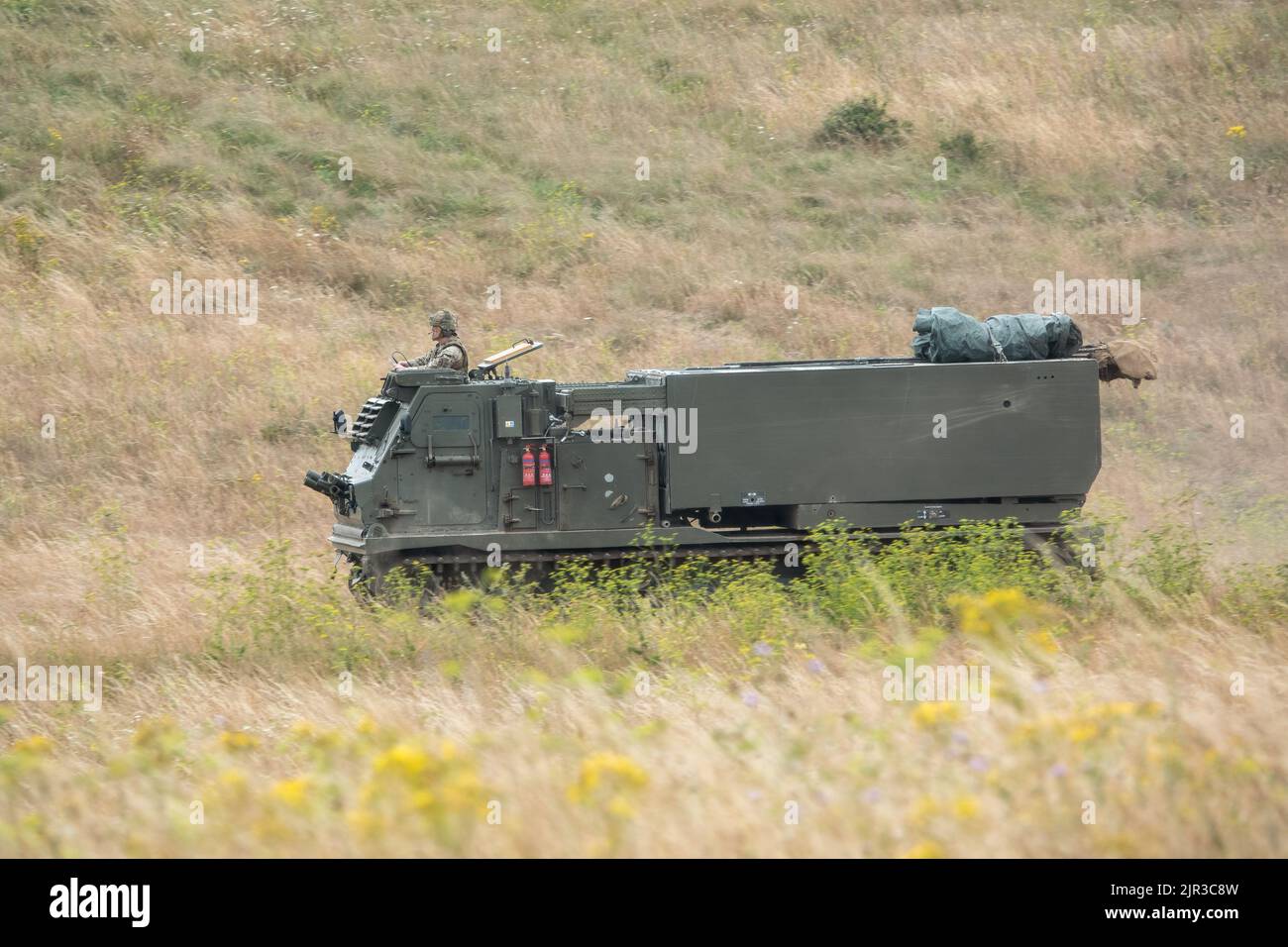 British army self propelled M270 Multiple Launch Rocket System (MLRS ...