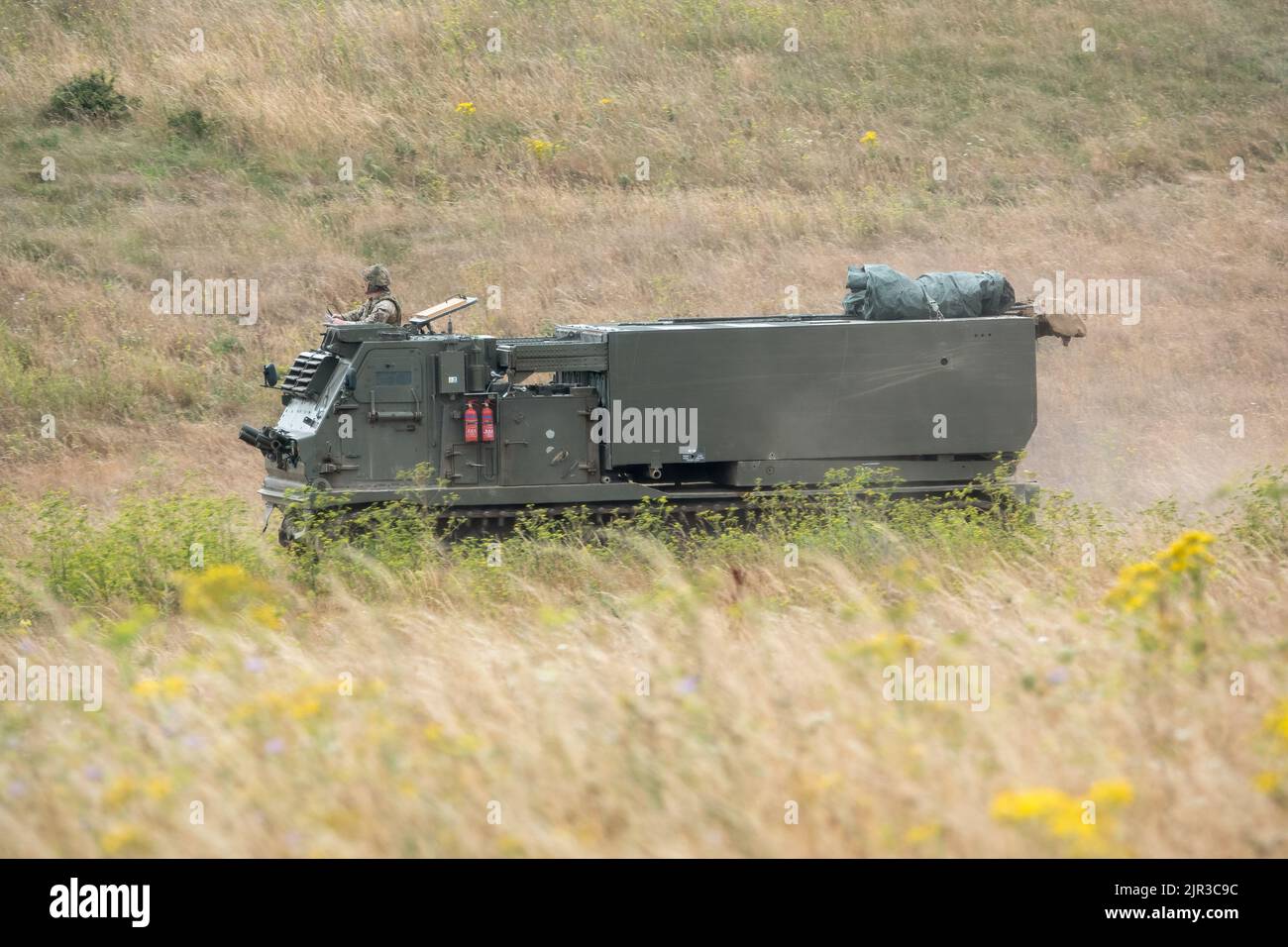 British army self propelled M270 Multiple Launch Rocket System (MLRS ...
