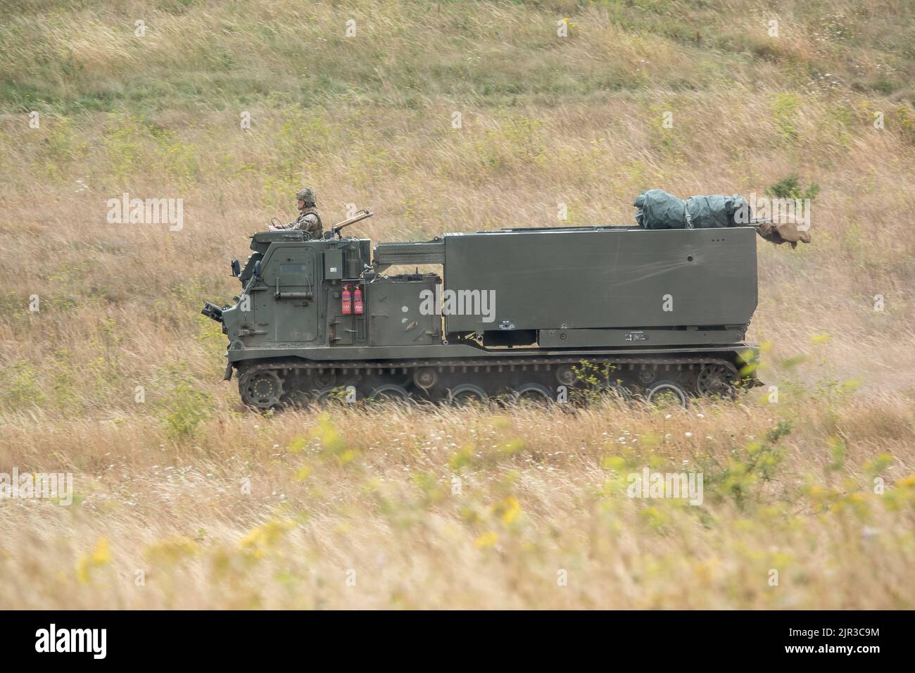 British army self propelled M270 Multiple Launch Rocket System (MLRS ...