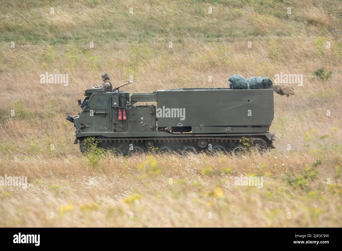 British army self propelled M270 Multiple Launch Rocket System (MLRS ...