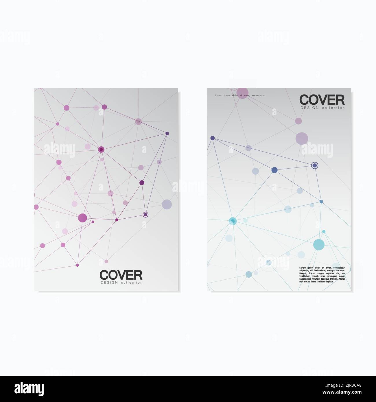 Vector cover templates brochure Abstract connect and network background ...