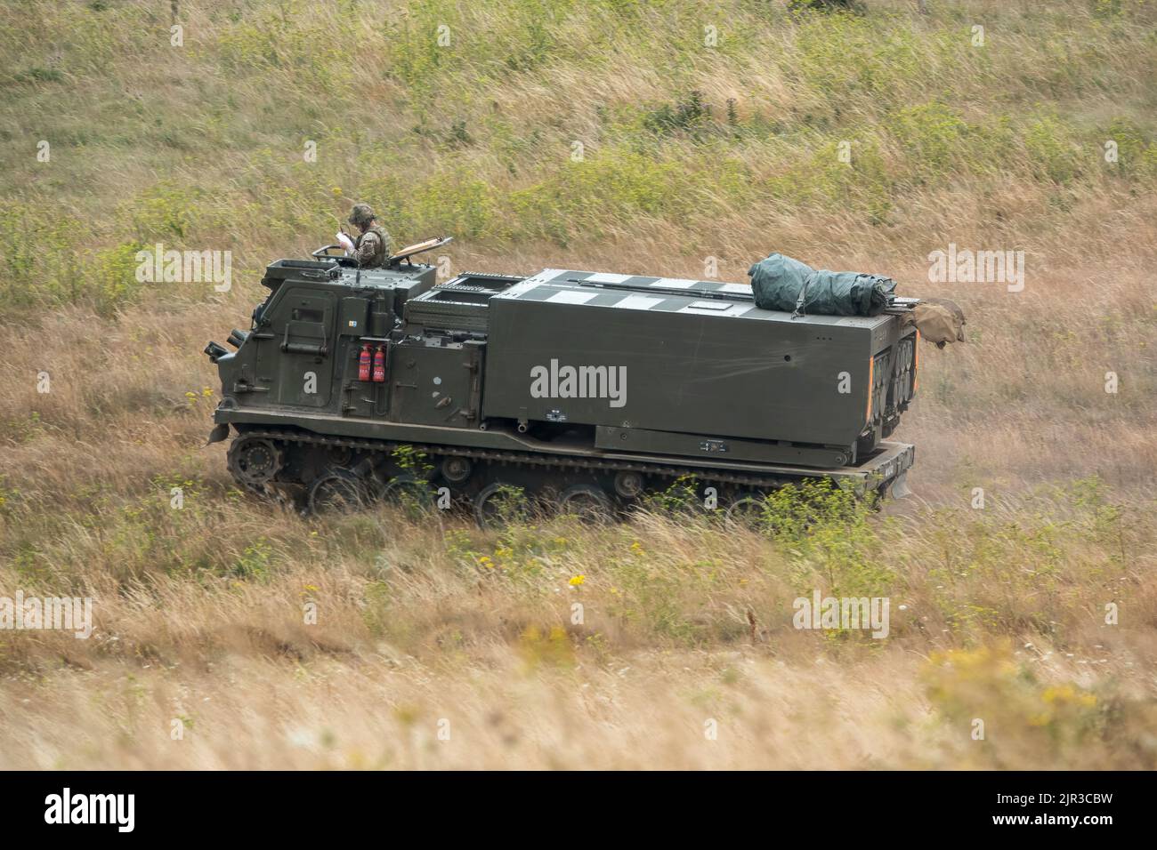 British army self propelled M270 Multiple Launch Rocket System (MLRS ...