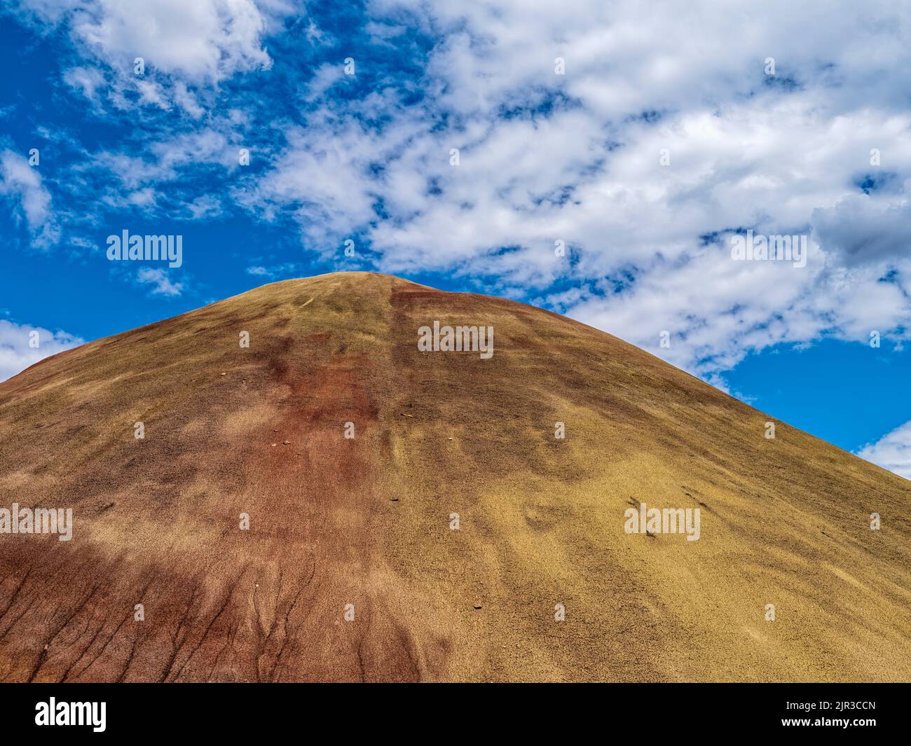 The top of a claystone hill in the Painted Hills Unit of the John Day ...