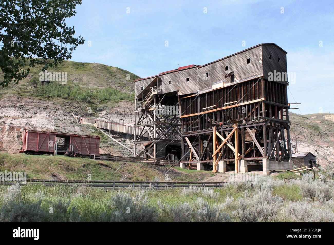 Abandoned Atlas Coal Mine, Drumheller, Alberta, Canada Stock Photo - Alamy