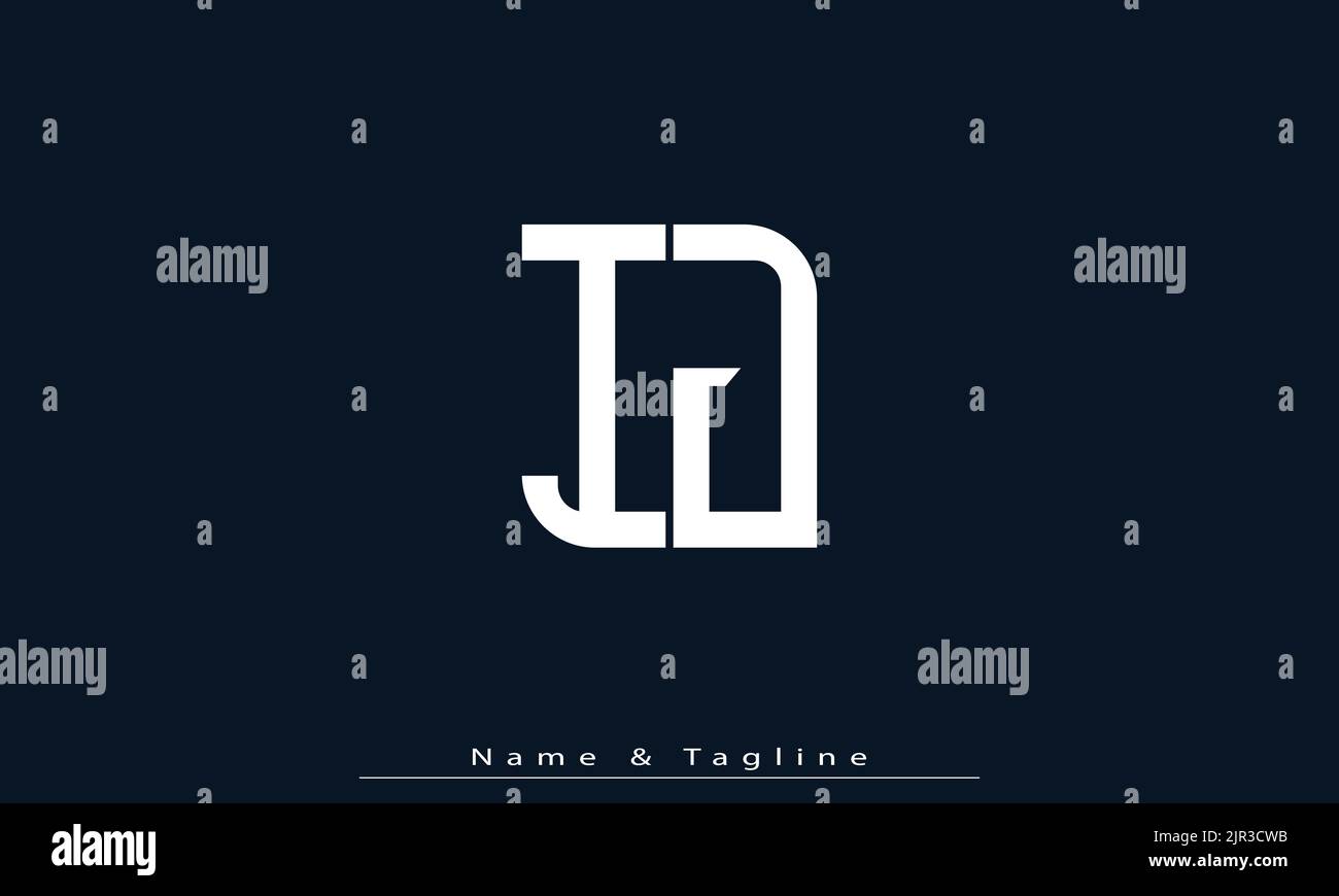 Alphabet letters Initials Monogram logo IJ , JI Stock Vector Image ...