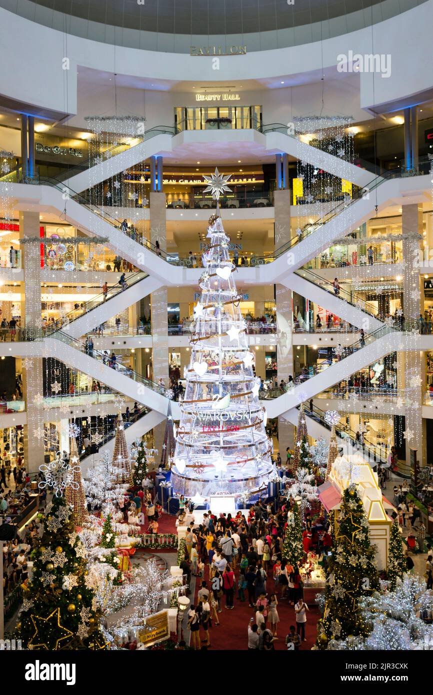 Kuala Lumpur, Malaysia - November 29, 2015: Interior of Pavilion Kuala ...