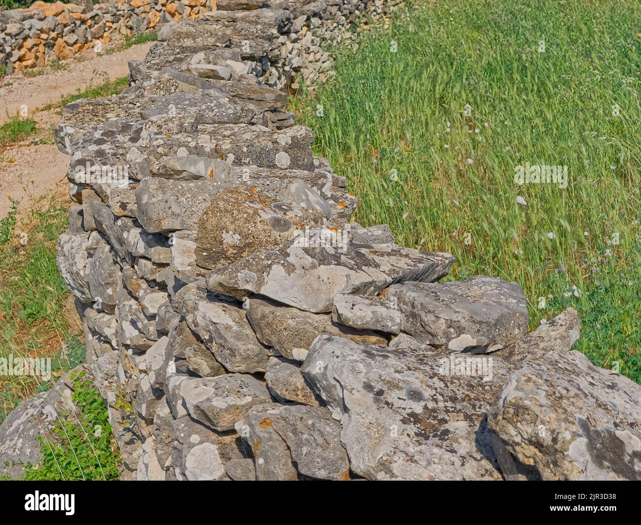 Drywall construction in the heart of Dalmatia, Croatia Stock Photo - Alamy