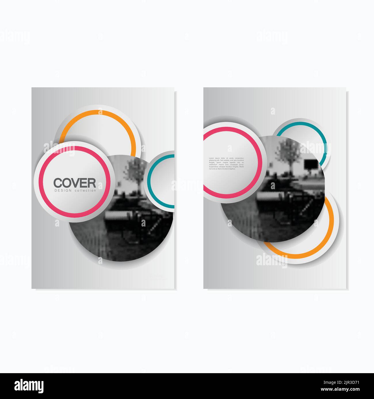 Brochure template design for presentations Stock Vector Image & Art - Alamy