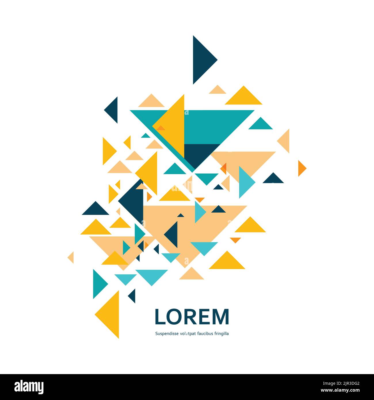 Abstract geometric background with modern overlapping triangles Stock ...