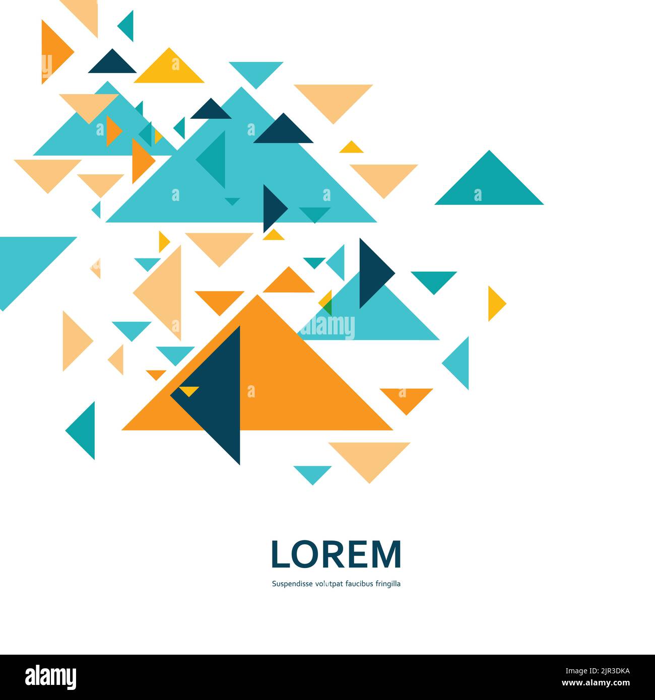 Abstract geometric background with modern overlapping triangles Stock Vector Image & Art - Alamy