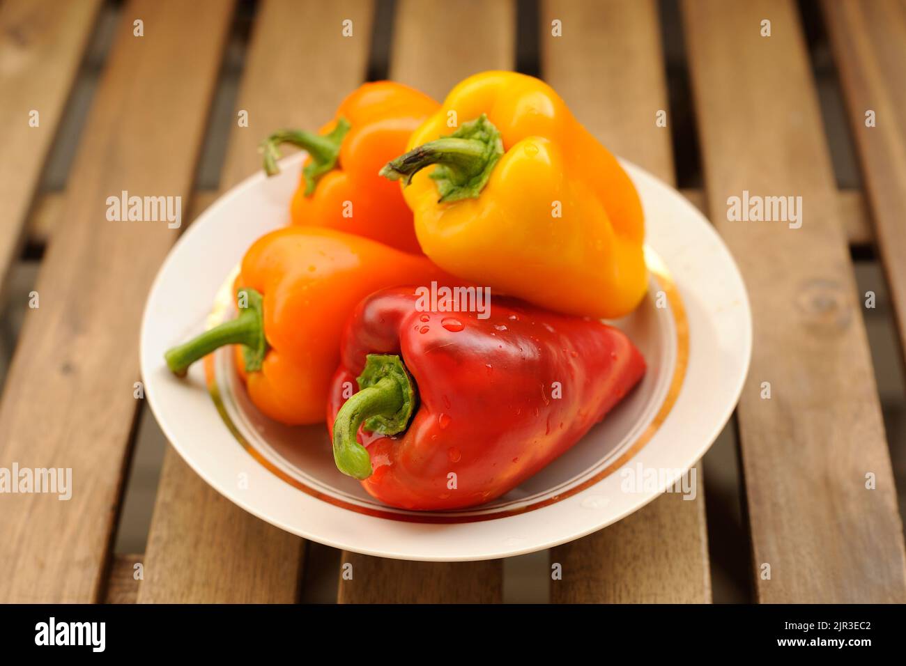 Bell peppers striped hi-res stock photography and images - Alamy