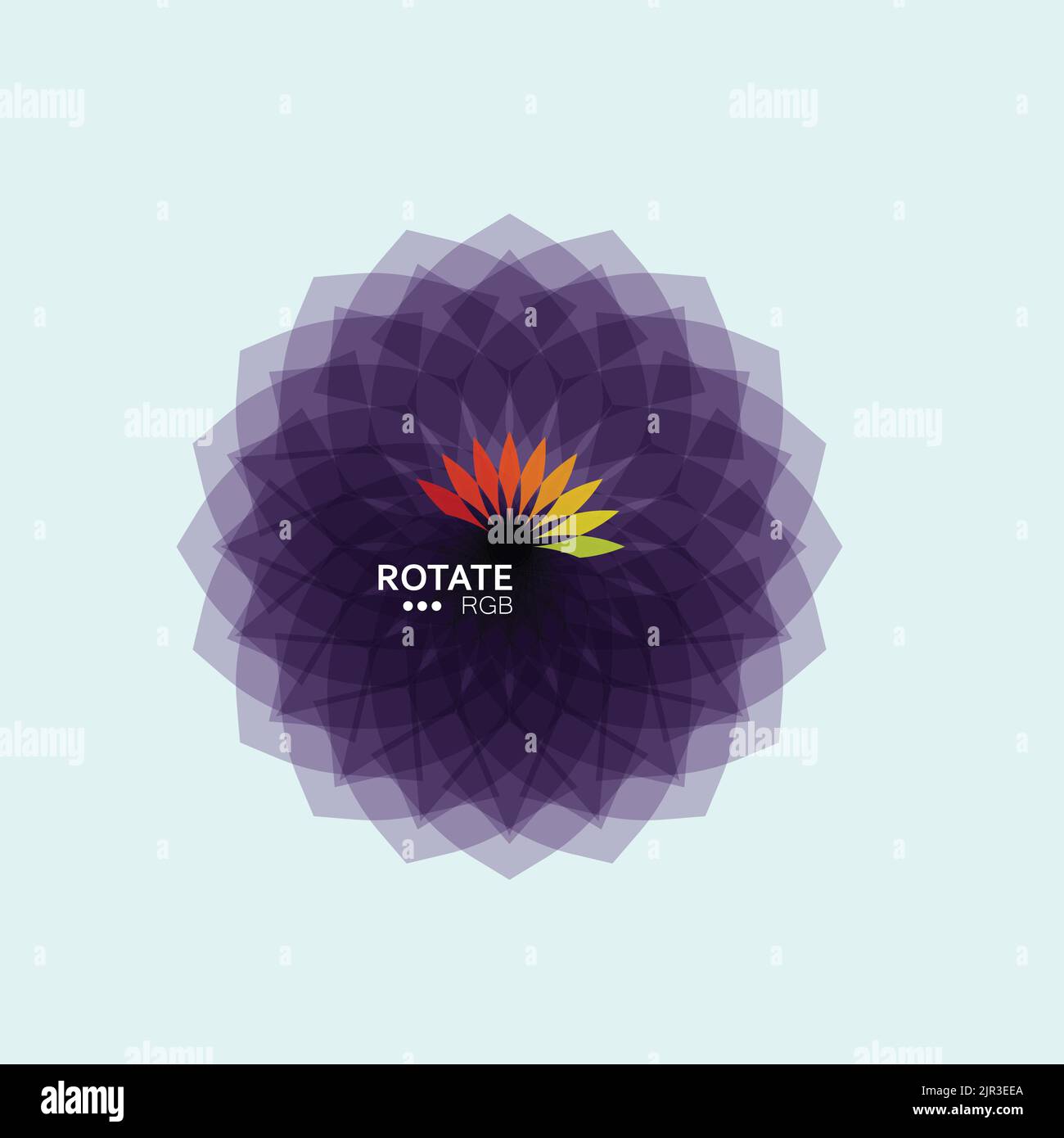 Vector abstract mandala symbol Stock Vector Image & Art - Alamy