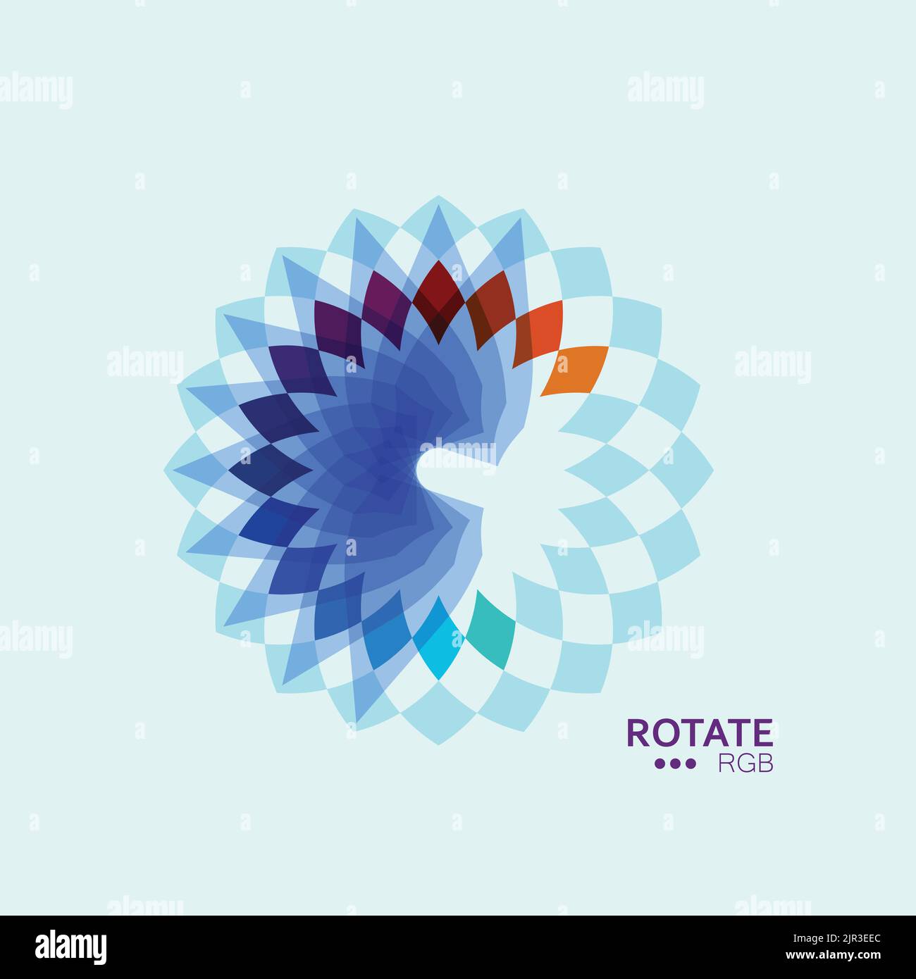 Vector abstract mandala symbol Stock Vector Image & Art - Alamy