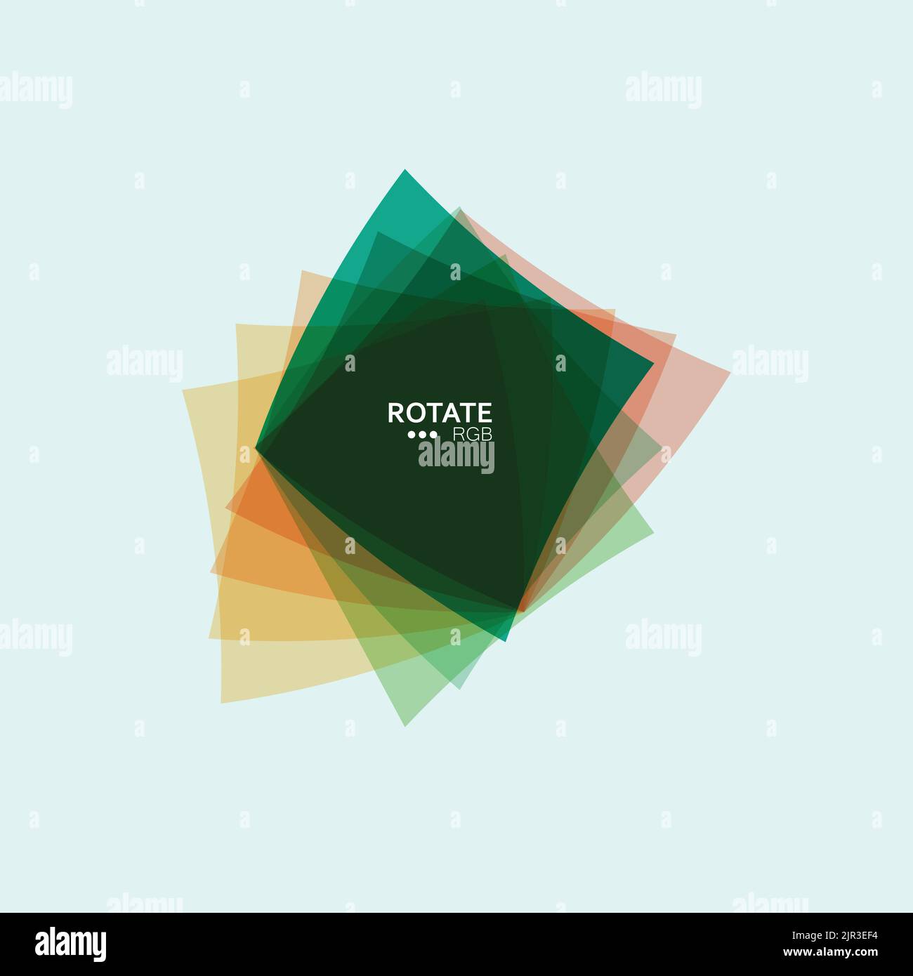 Vector illustration of universal shape concept made of various wave ...