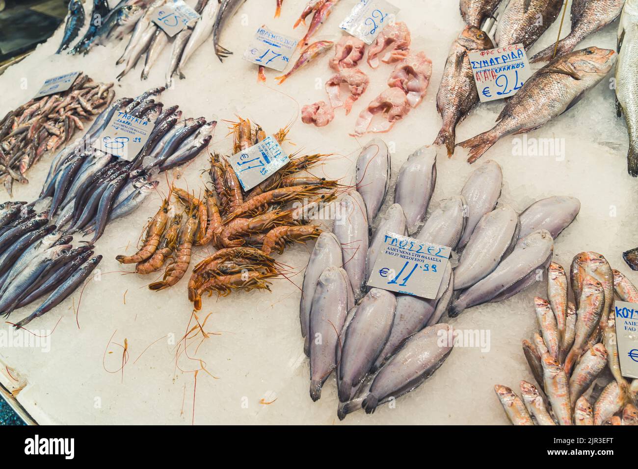 Mediterranean cuisine and pescatarian diet concept. Unconventional ...