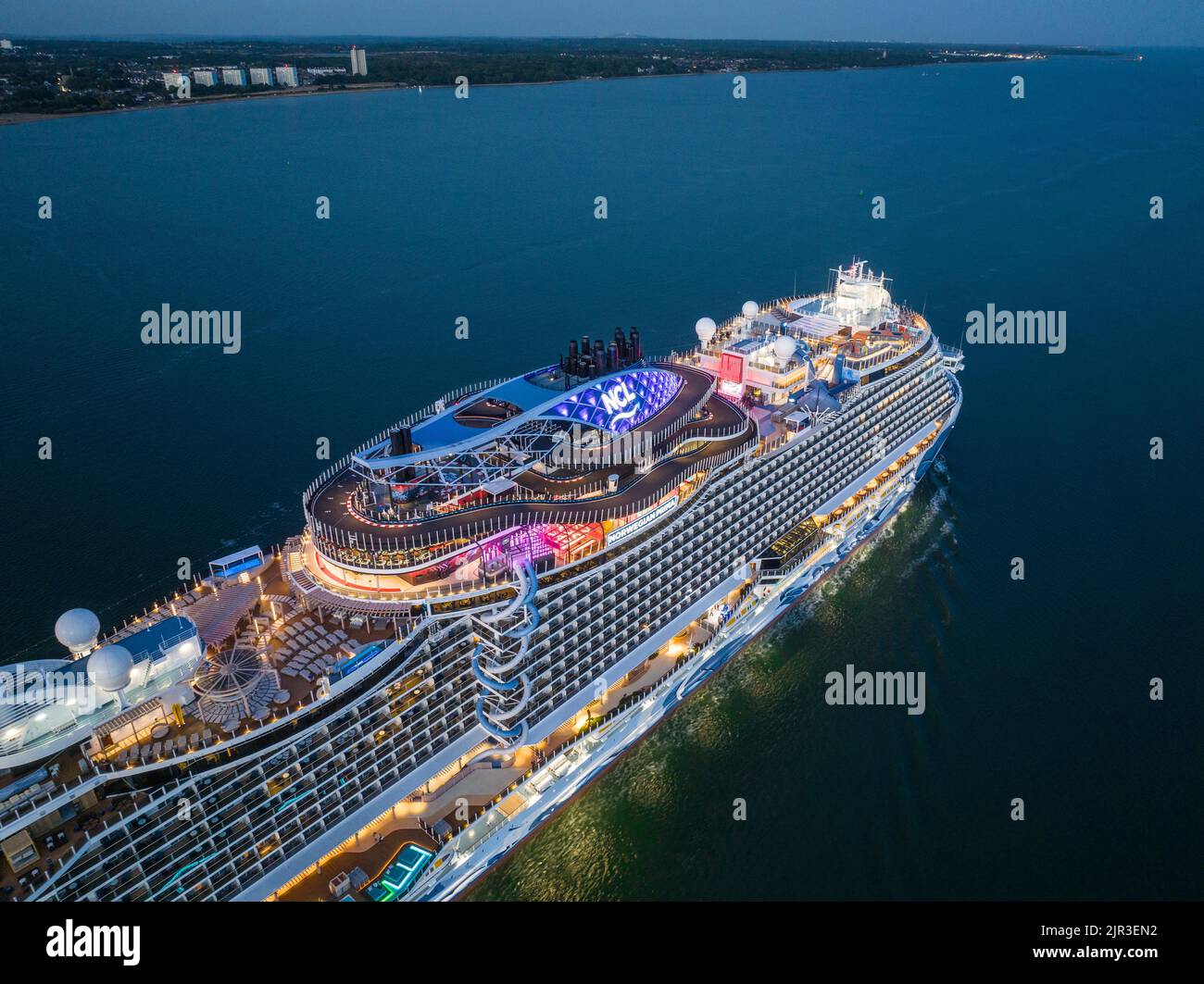 Norwegian prima cruise ship, She is the first of six Project Leonardo ...