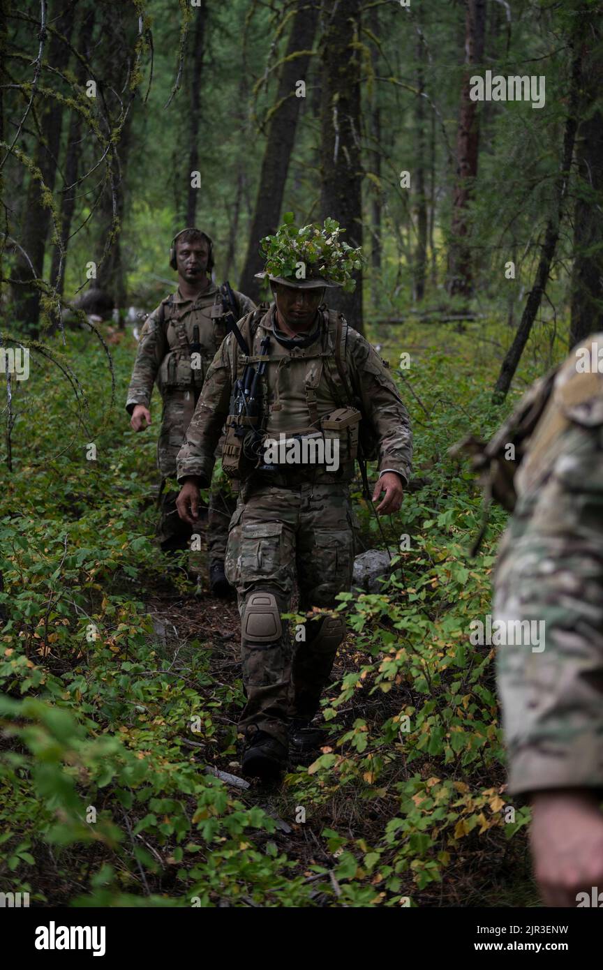 Tactical air control party Airmen with the 124th Air Support Operations ...
