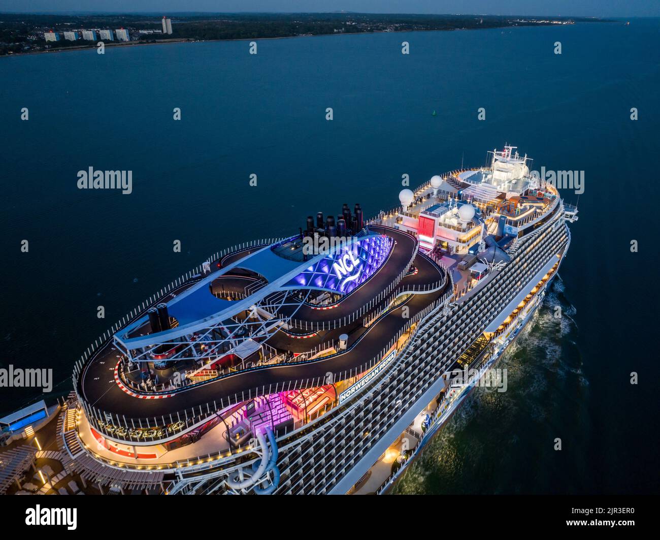 Norwegian prima cruise ship, She is the first of six Project Leonardo ...