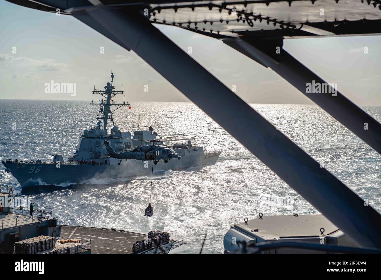 220820-N-ZE328-1070 MEDITERRANEAN SEA (Aug. 20, 2022) The Arleigh Burke ...