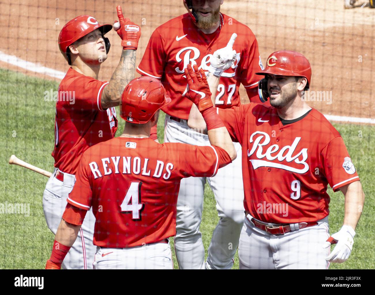 Pittsburgh, United States. 21st Aug, 2022. Cincinnati Reds first ...