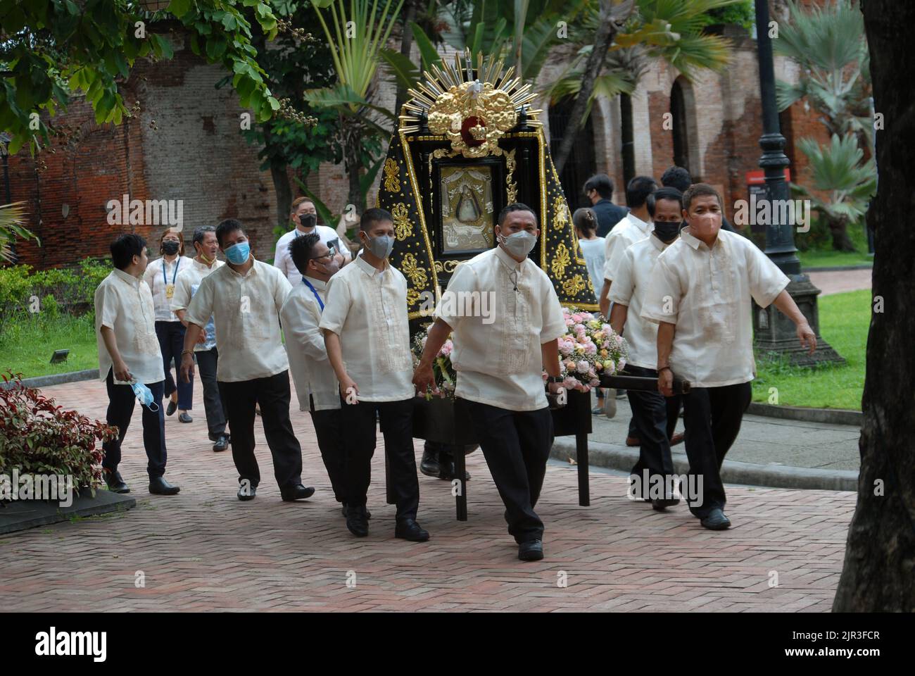 Religious Procession, Fort Santiago, Manila, Luzon, Philippines Stock ...
