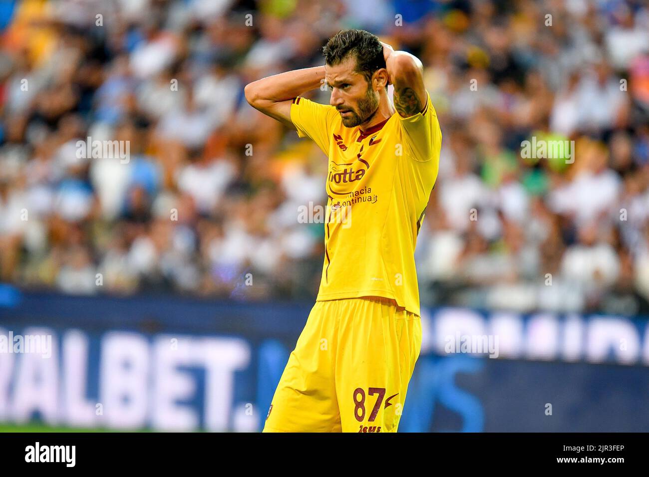Salernitana's Antonio Candreva portrait during the italian soccer Serie ...