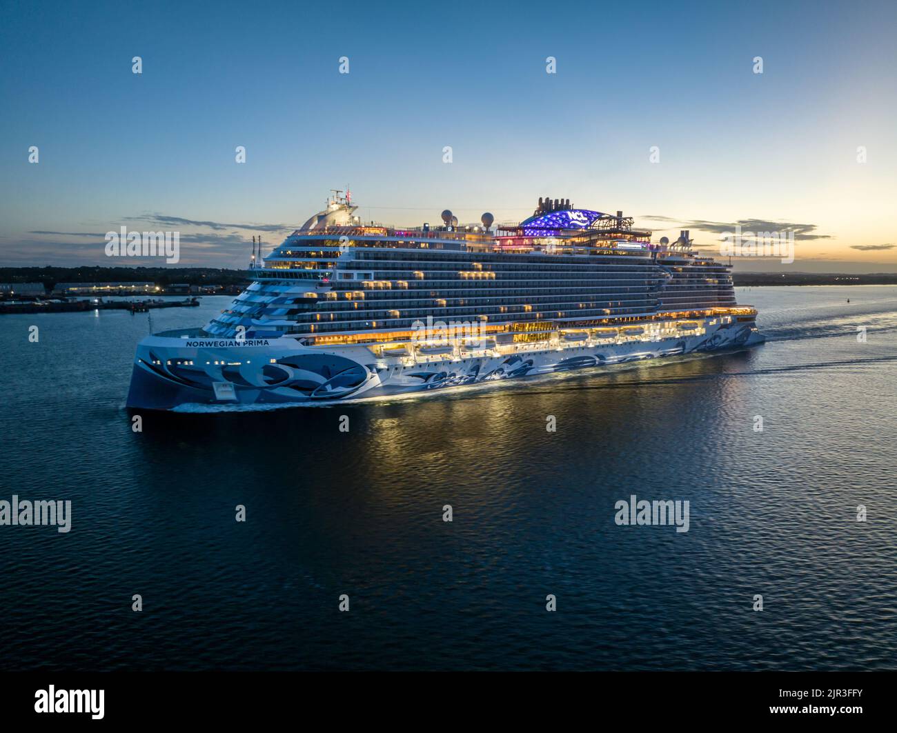 Norwegian prima cruise ship, She is the first of six Project Leonardo ...